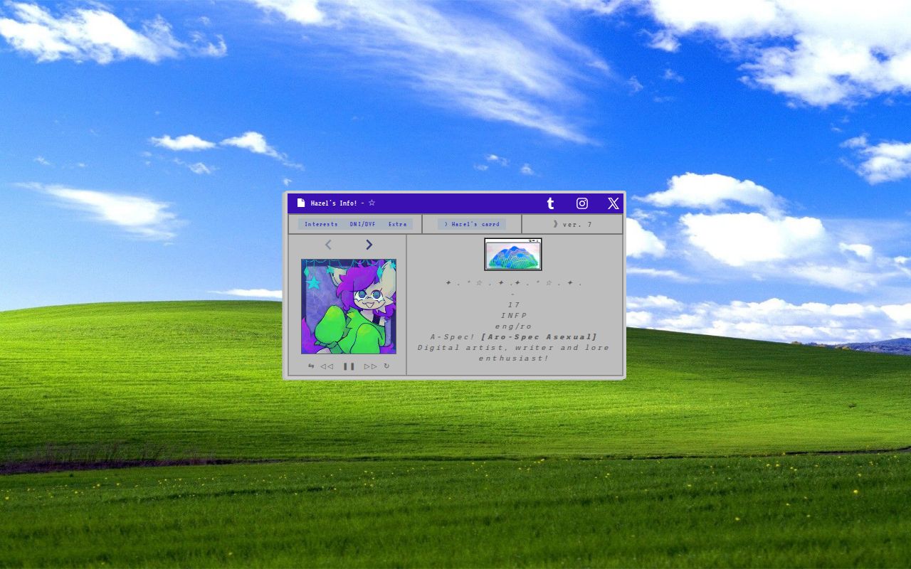 My Carrd I say for the 7th time